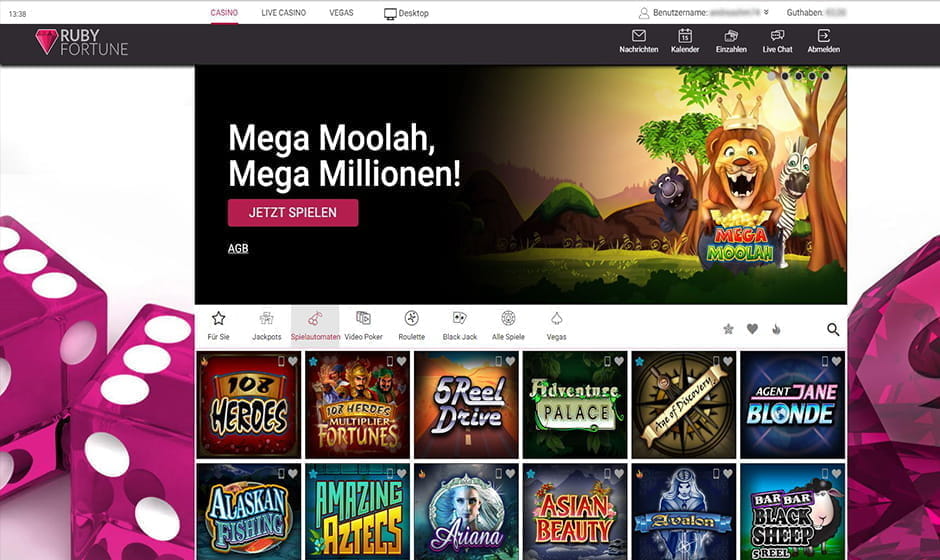 Ruby Fortune Casino - Erfahrungen mit Sicherheit, Bonus und App